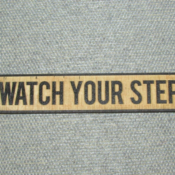 Watch Your Step - Etsy