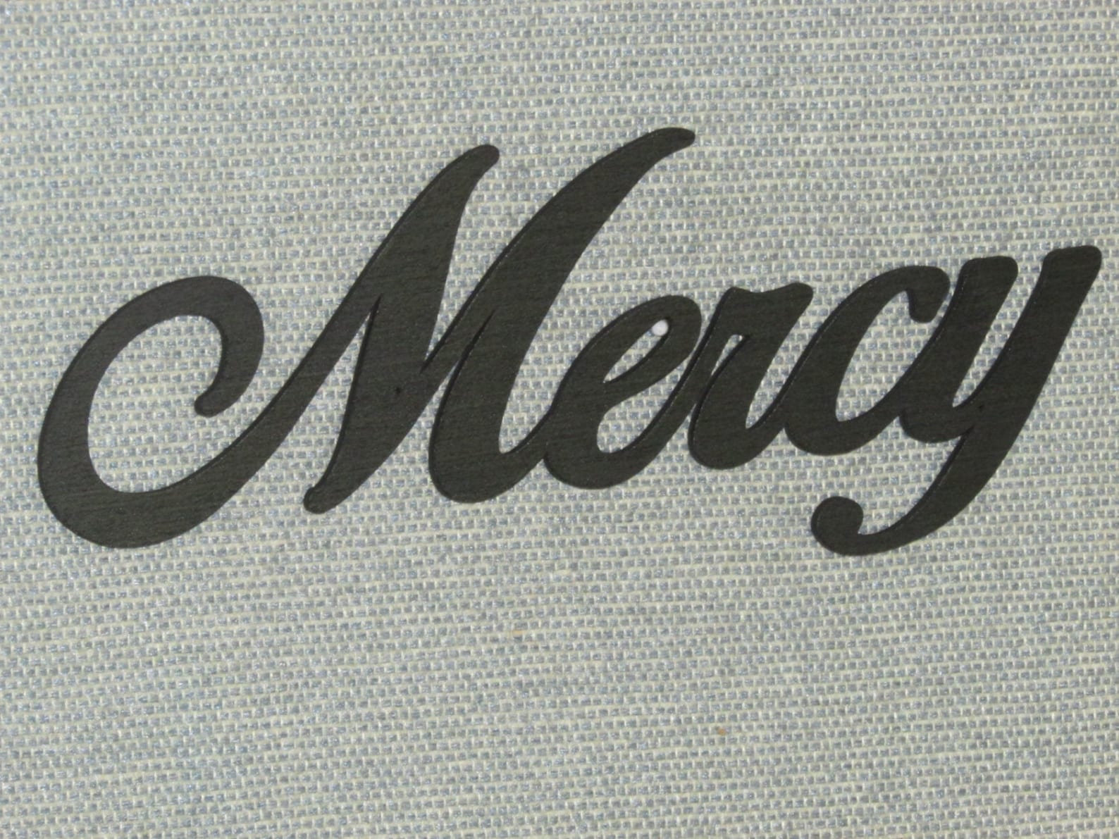 MERCY Wall Word Art Decor Wall Hanging - Etsy