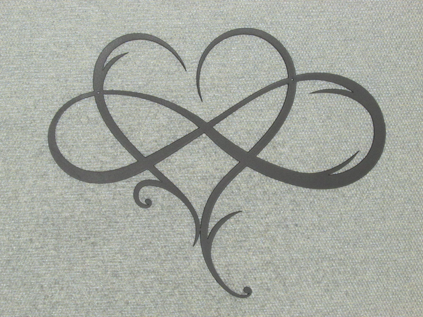 Infinity Heart Wooden Wall Art: Love Decor Sign - Etsy