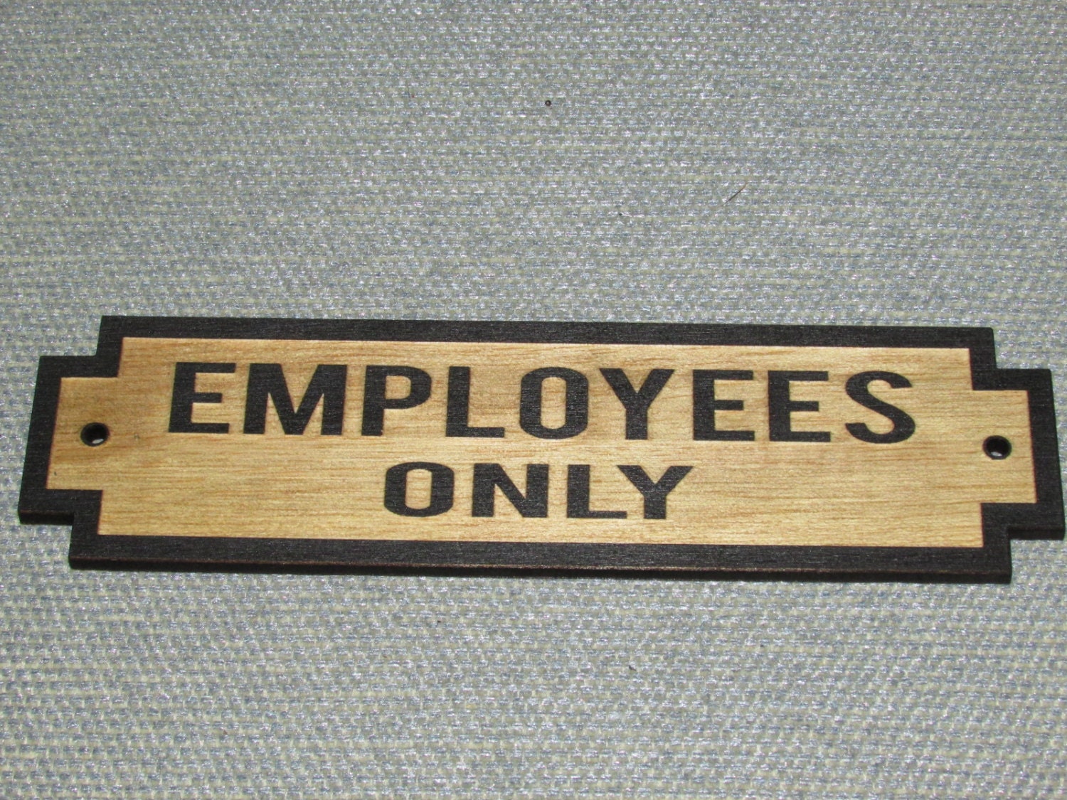 Employees Only Door Sign Rustic Retro Deco Style, Free Shipping - Etsy