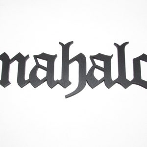 MAHALO Wall Word SIGN Wall Art Home Decor - Etsy