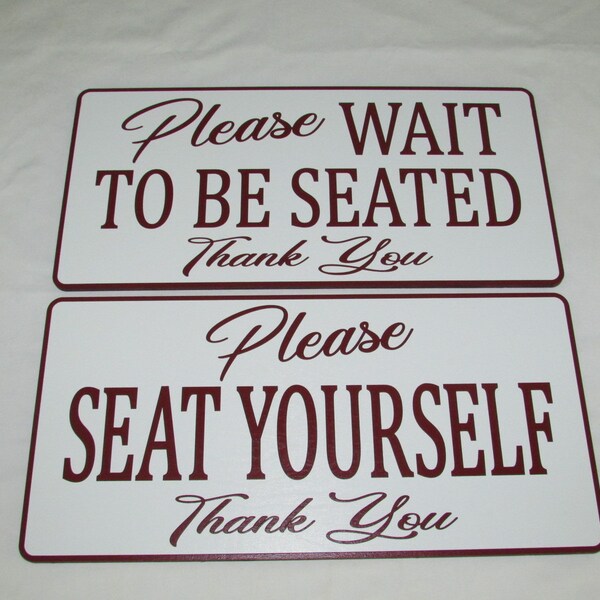 Please Seat Yourself Woods - Etsy