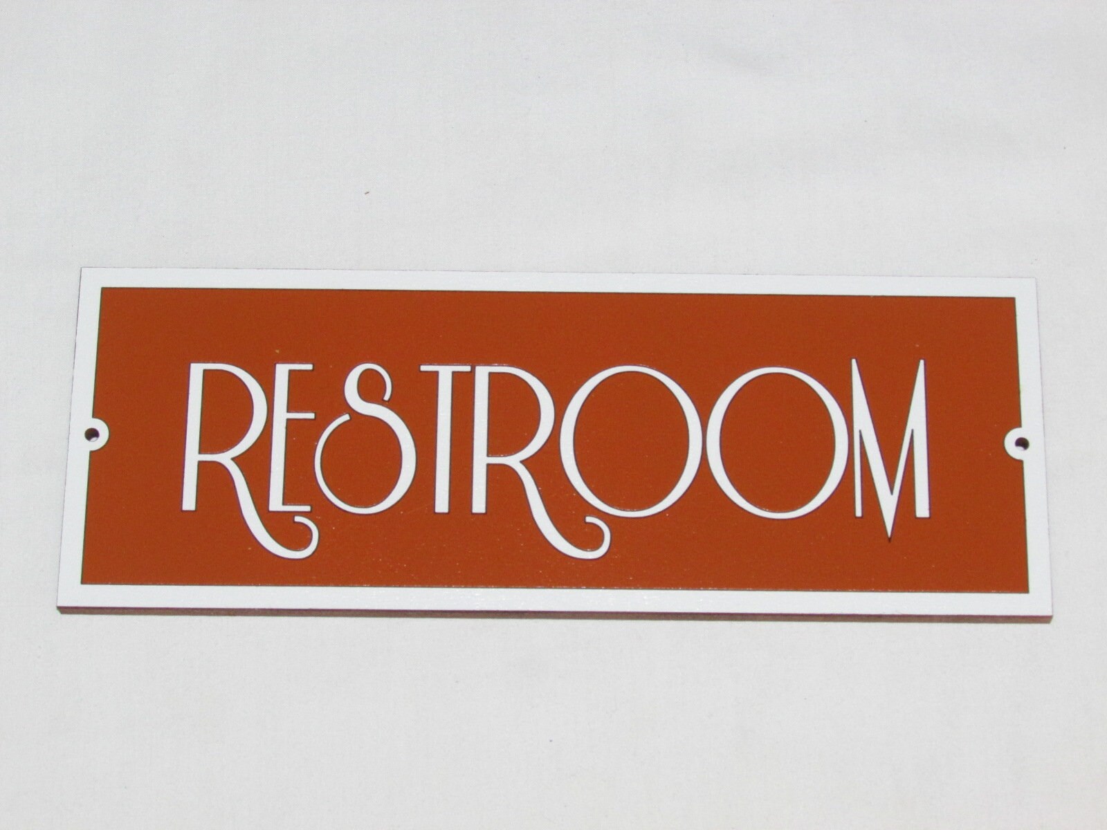 Custom 8 Wood Restroom Door Sign | Etsy