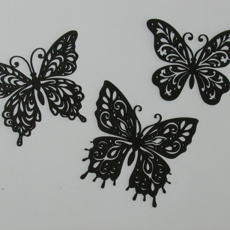 Butterfly Scroll - Etsy