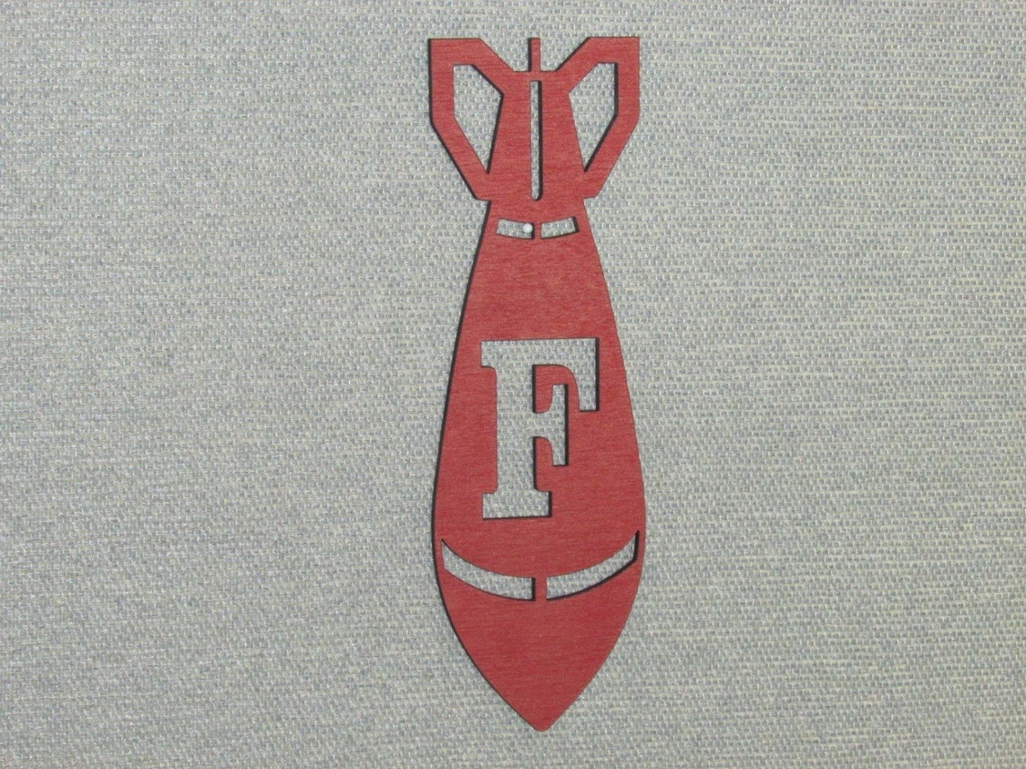 F Bomb Sign 11 1/2 Wall Art Man Cave Garage - Etsy