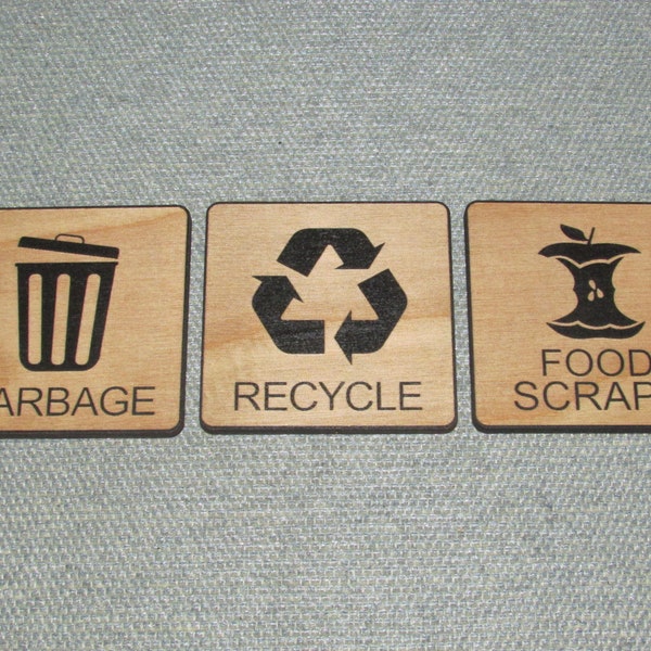 Wood Trash Bin - Etsy