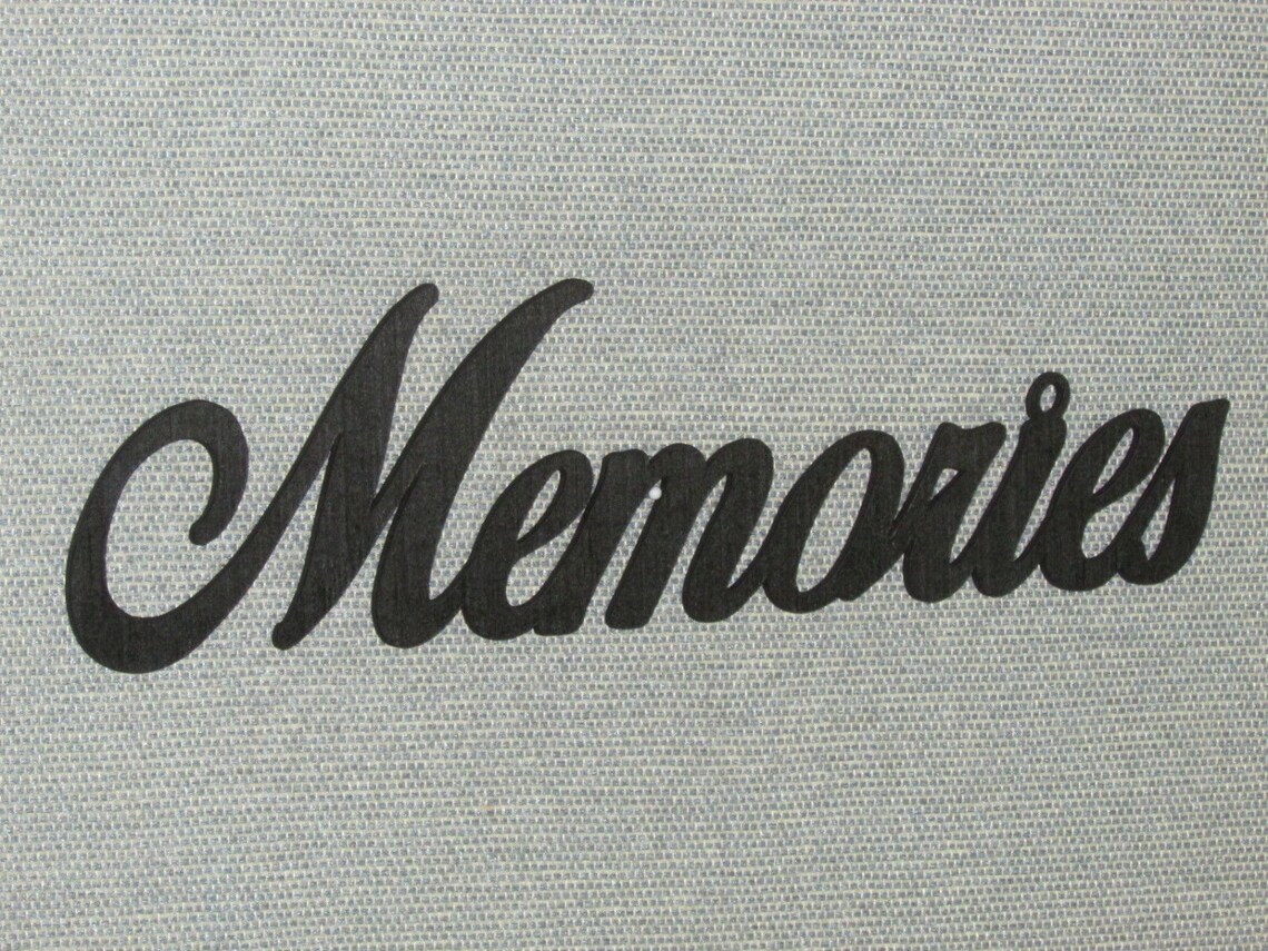 Memories Wall Word Decor Art - Etsy