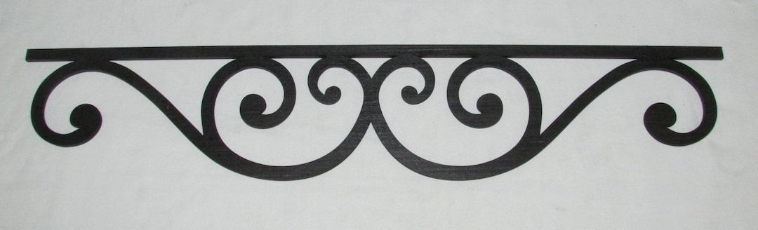 Decorative Wood 24" Scroll Crown Type 3, Decor Wall Art - Etsy