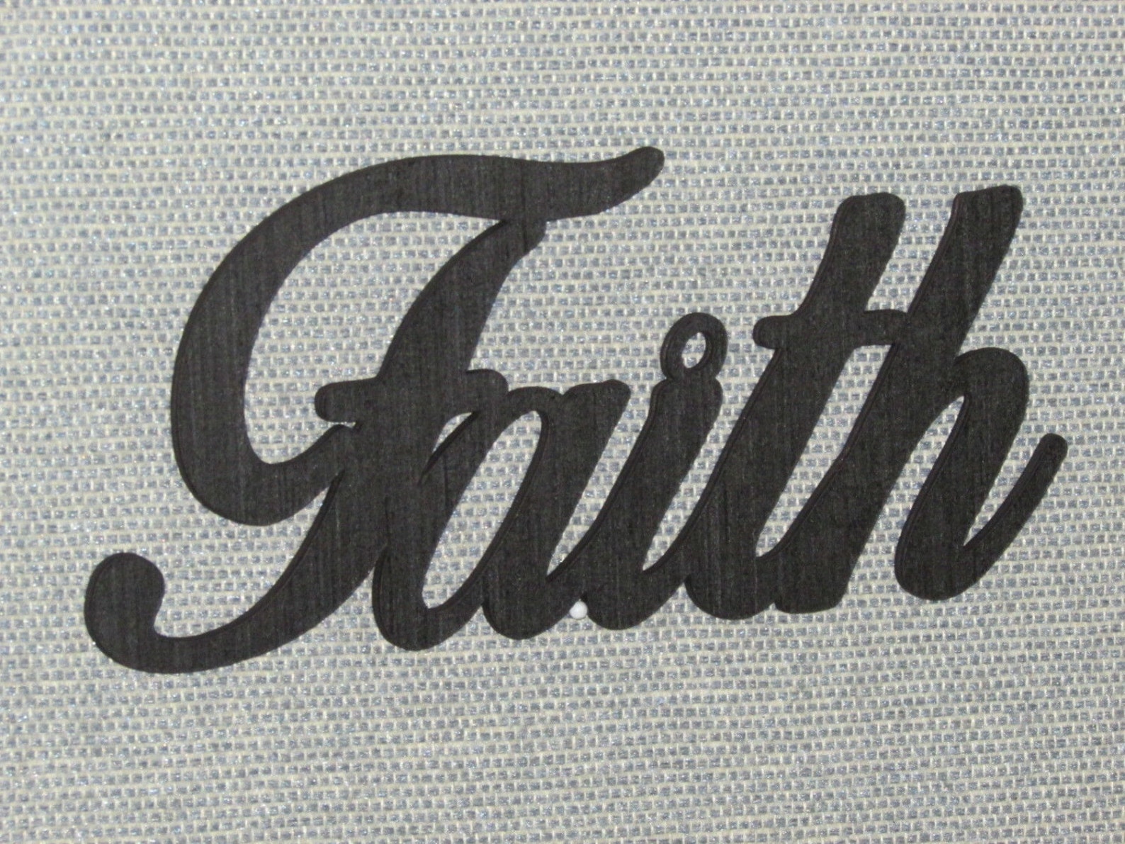 Faith Wall Word Decor Art - Etsy