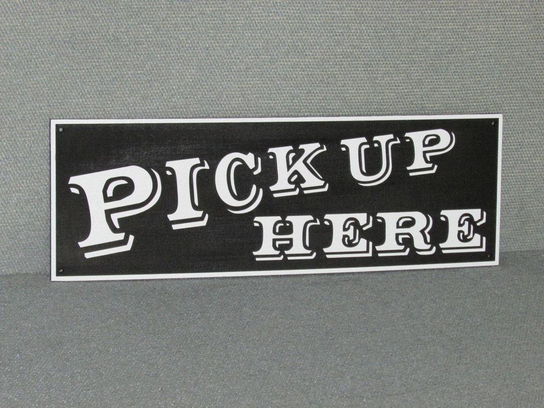 Large Pick up Order Here Wood Sign - Etsy