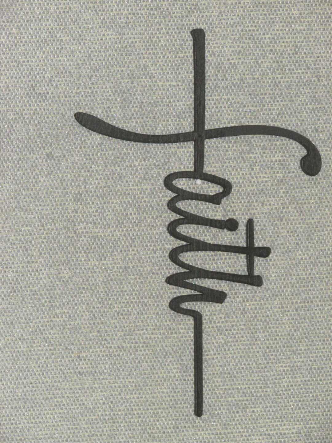 Faith Word Cross Wooden Wall Art Decor Sign - Etsy