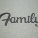 Family Wall Word, Very Cute Choose Size and Color Free Shipping. - Etsy