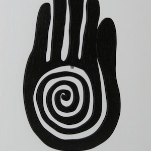 Healer’s Hand Wall Art, Shaman Healing Hand. Spiral Hand. Colors and ...