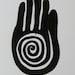 Shaman Healing Hand Wall Art, Spiral Design, Birch Wood - Etsy