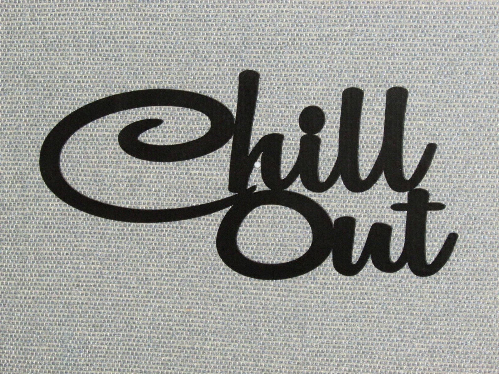 CHILL OUT Wall Words Wood Art Accent Decor Sign - Etsy