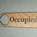 Vacant / Occupied Room Double Sided Reversible Hanging Sign, Rustic ...