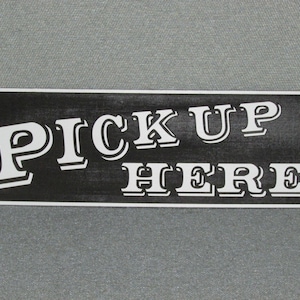 Large Pick up Order Here Wood Sign - Etsy