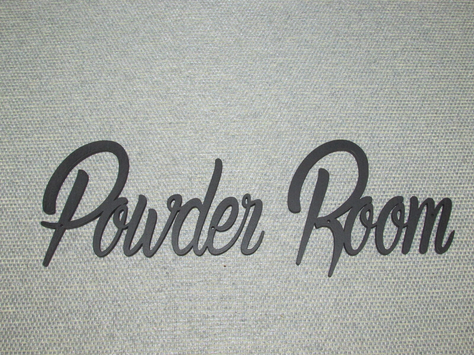 POWDER ROOM Wall Word Door Sign Restroom Bathroom | Etsy