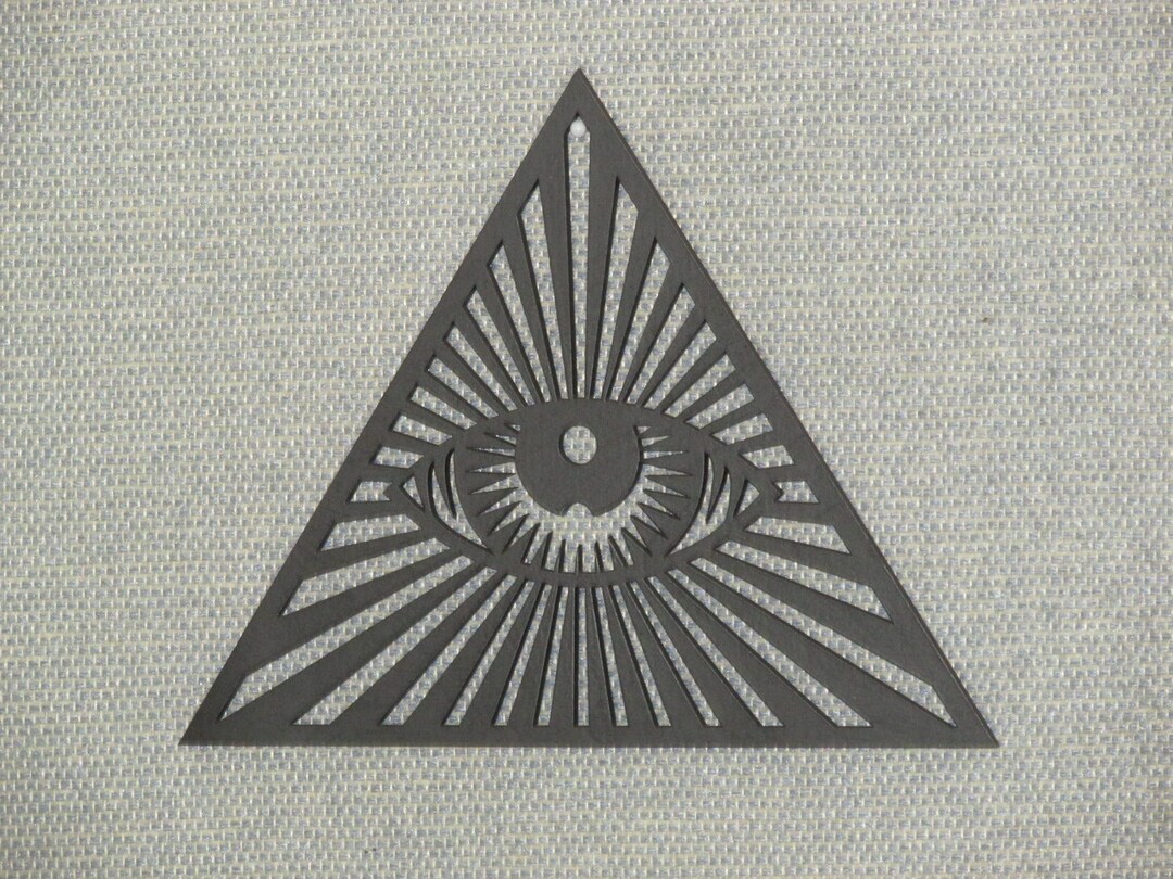 All Seeing Eye Triangle, Eye of Providence Wall Art - Etsy
