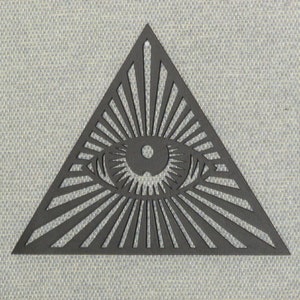 All Seeing Eye Triangle, Eye of Providence Wall Art - Etsy