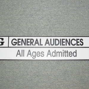RATED G GENERAL AUDIENCE Movie Home Theater Sign - Etsy