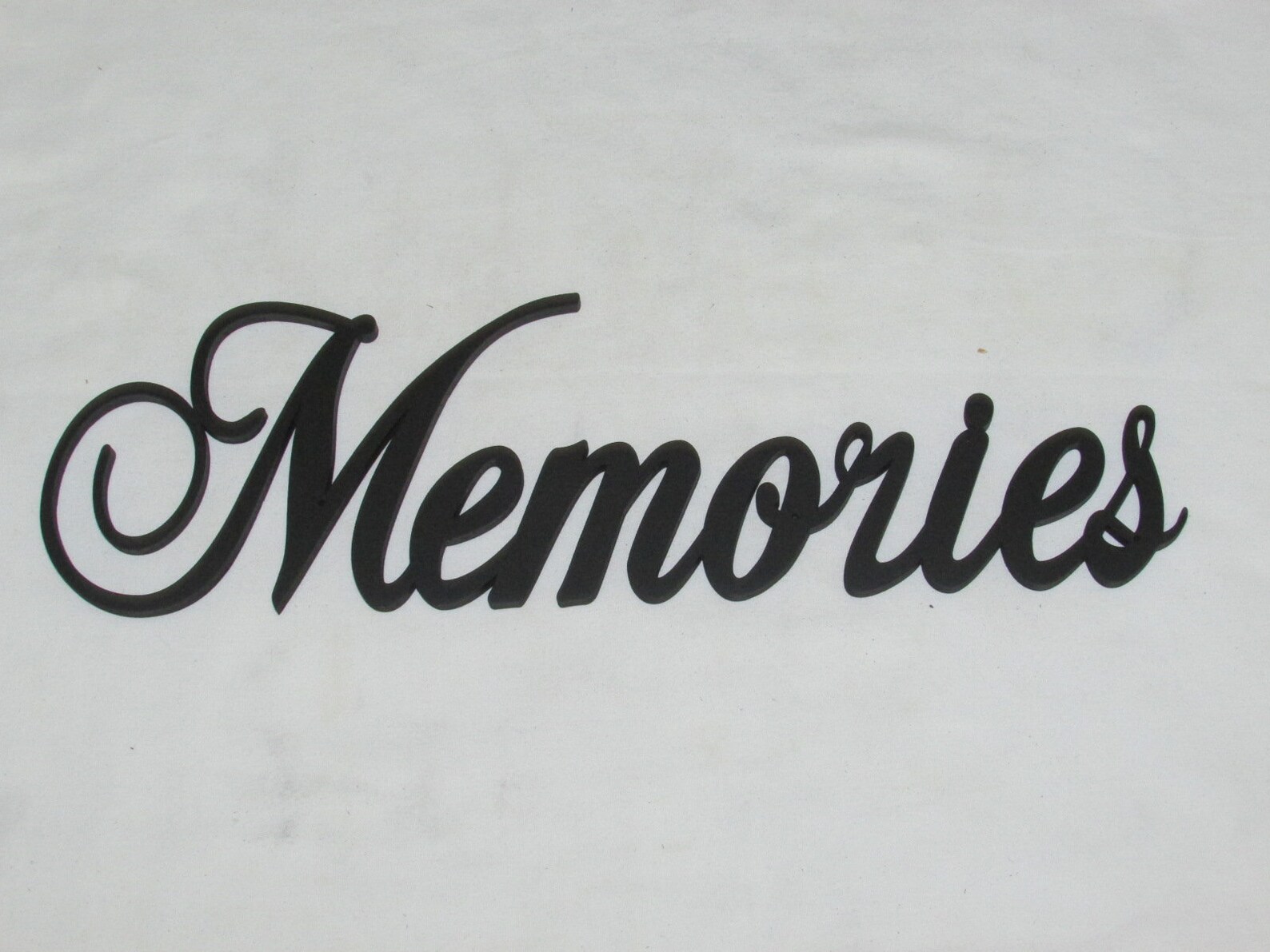 Memories Script 2 Wall Word Decor Art Sign - Etsy