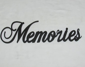 Memories Word Art - Etsy