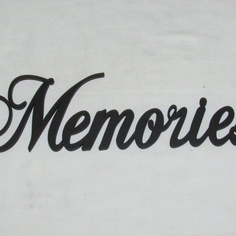 Memories Word Art - Etsy
