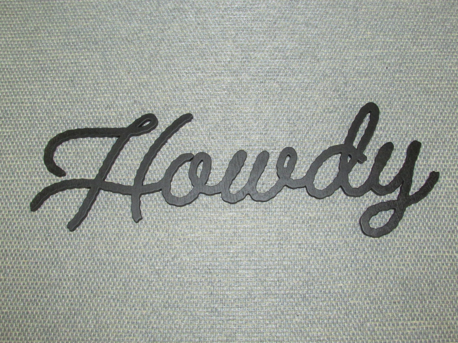 Howdy Custom Rope Style Font Laser Cut Wood Wall Word Color - Etsy