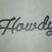 Howdy Custom Rope Style Font Laser Cut Wood Wall Word Color and Size ...