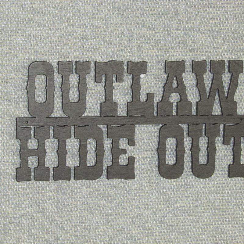Outlaw Sign - Etsy