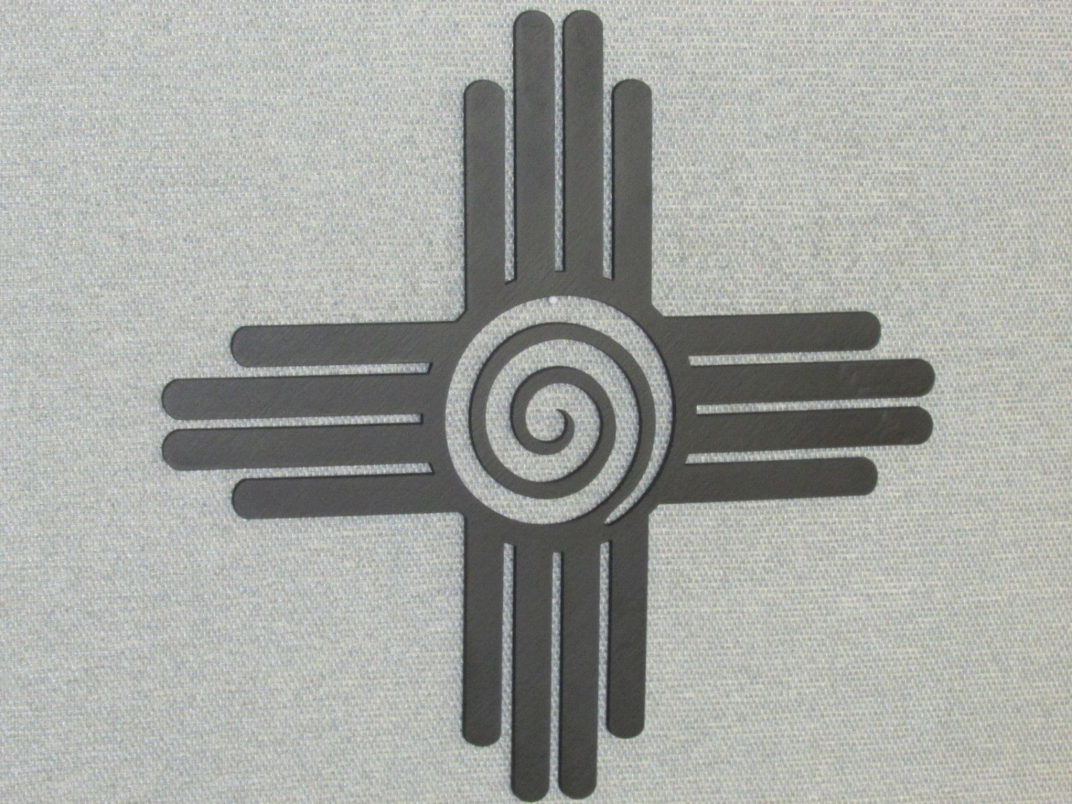 Large Southwest ZIA Spiral Sun Wood Wall Art Decor | Etsy