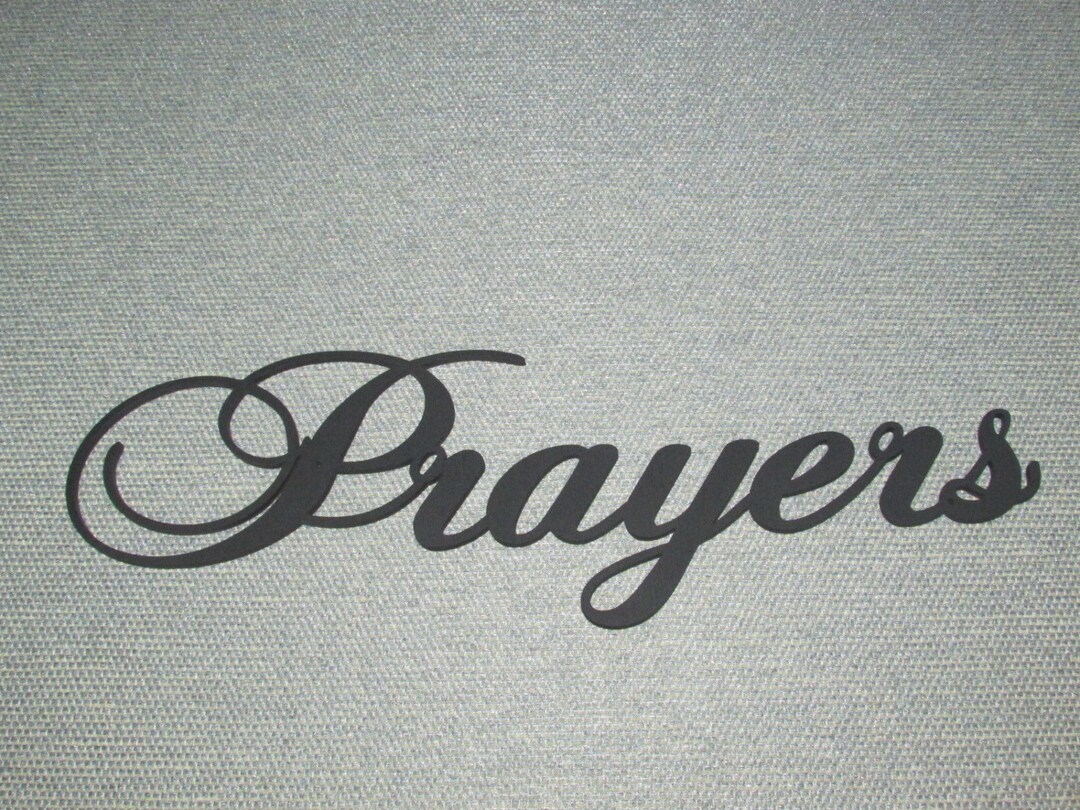 Prayers Wood Wall Word Wall Hanging Art Decor - Etsy