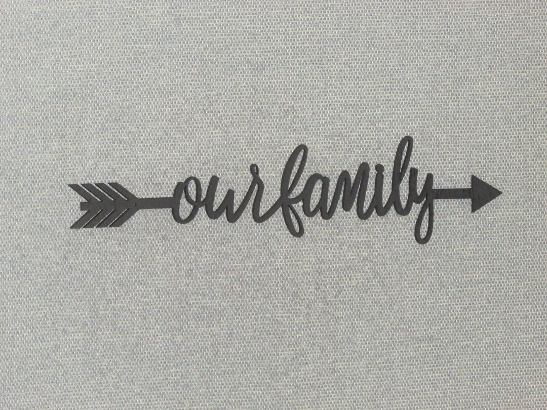 24 Wooden Our Family Word Arrow Wall Art Decor - Etsy