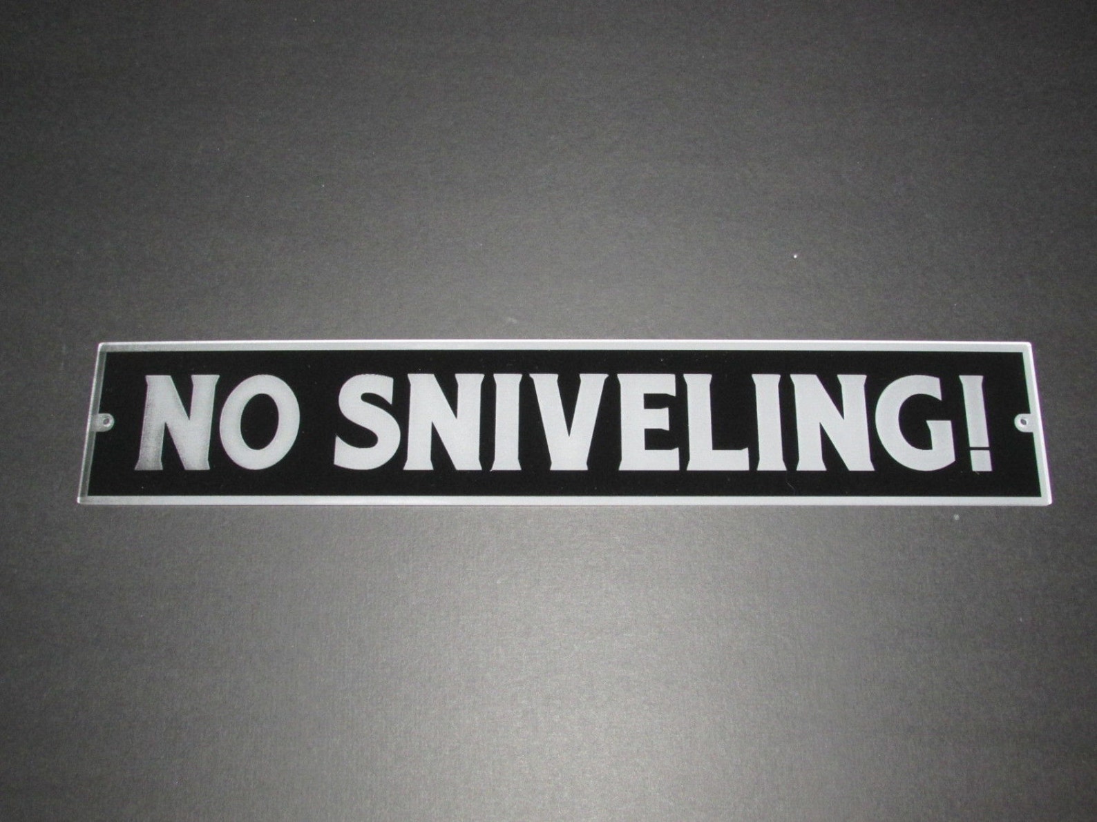 NO SNIVELING Sign Garage Man Cave Hot Rod Dragster - Etsy