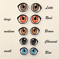 Embroidered Eyes - Etsy