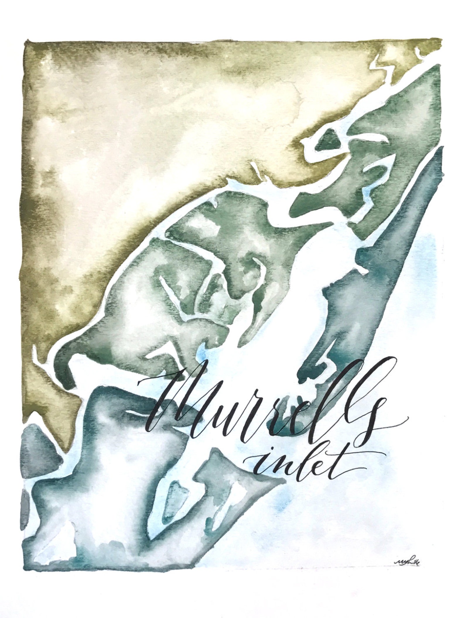 CUSTOM Coastal Mappie - Etsy