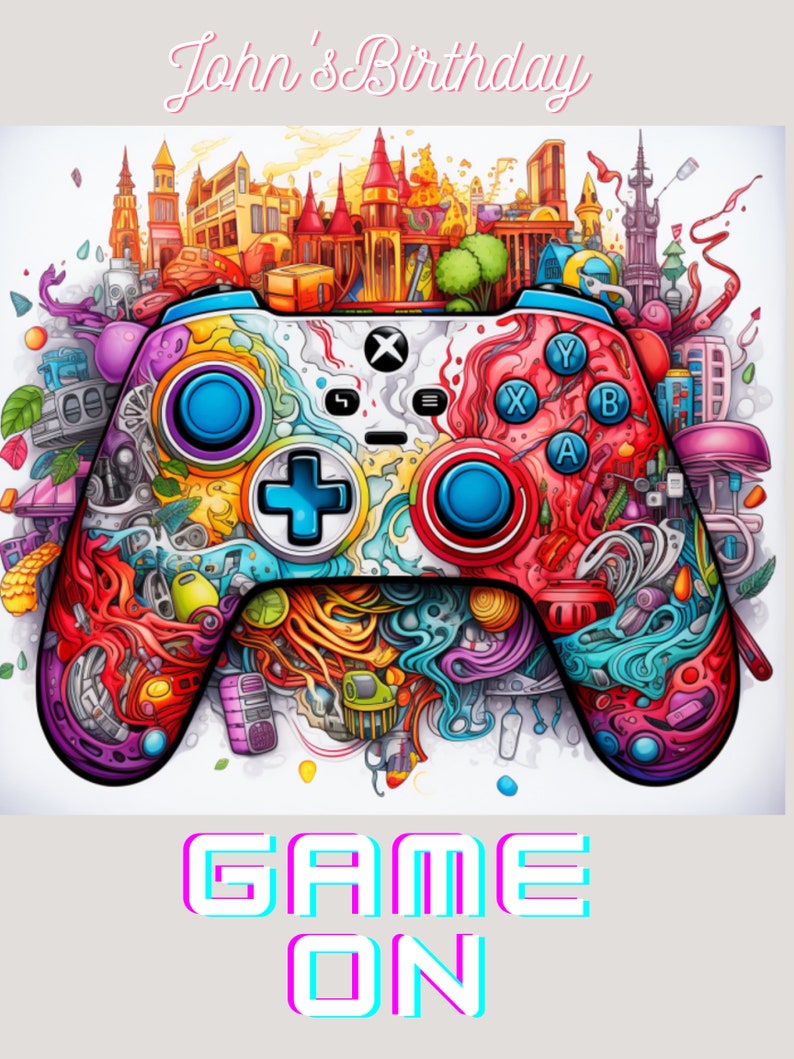 Abstract Art Game Controller Art Bundle High Quality Gamming Controller ...