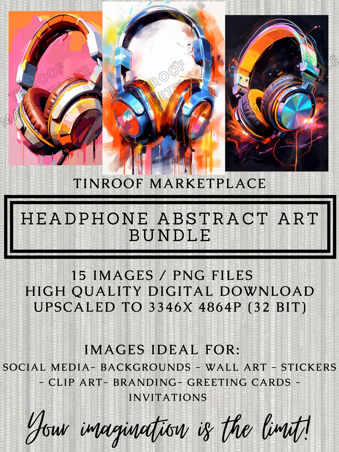 Abstract Art Gamming Headphone Art Bundle High Quality Game Headphones ...
