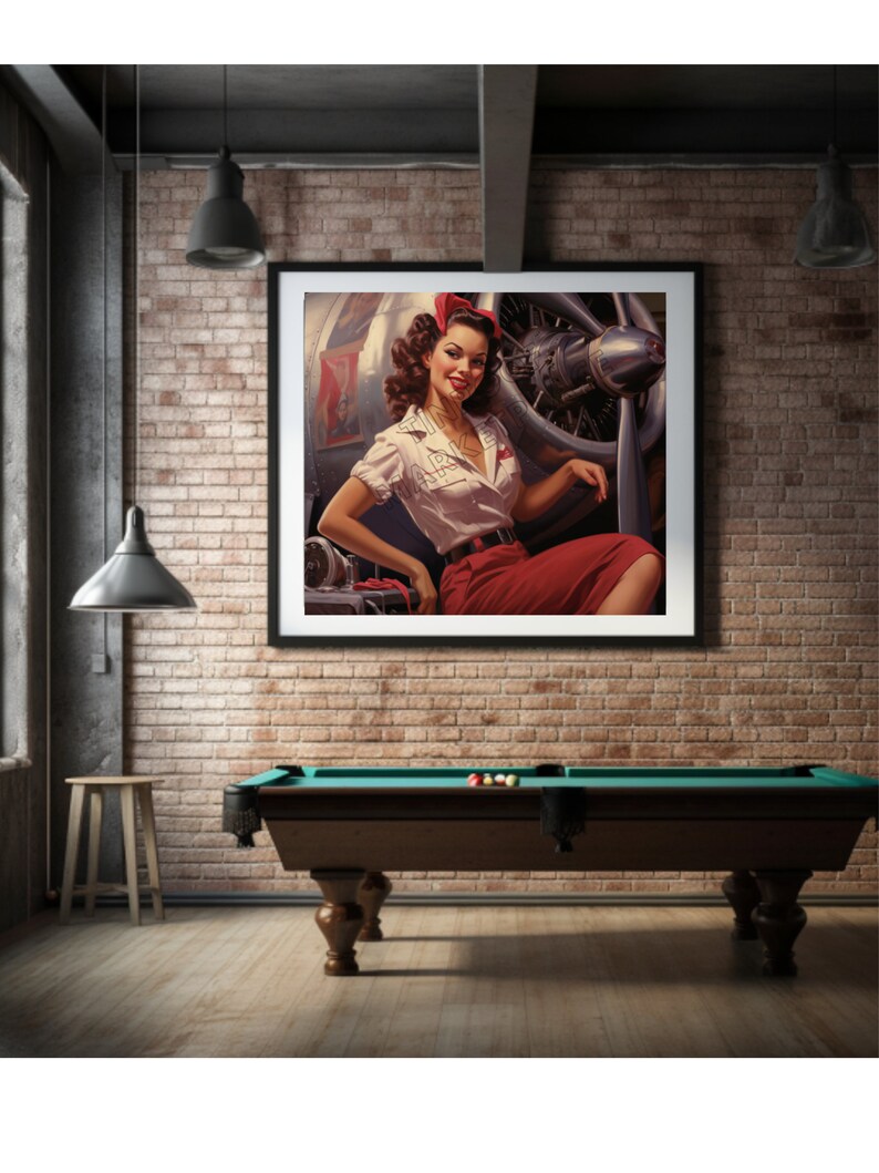 Retro Pinup Girl Art Bundle High Quality Pinup Girl PNG Images ...