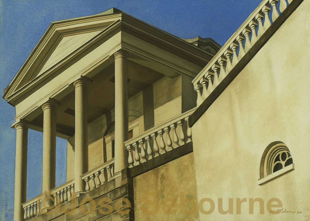 Pillars, an Angular Perspective of a Landmark Building - Etsy
