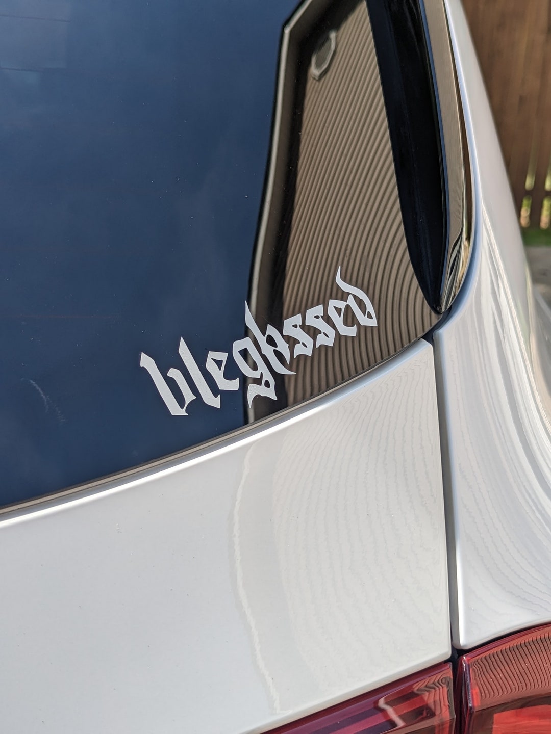 BLEGHSSED Decal Metal Decal Feeling Bleghssed Blessed - Etsy
