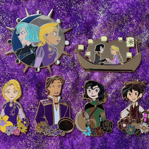 Disney's Tangled Buttons - Etsy