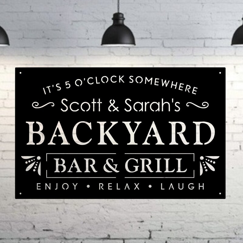 Backyard Signs - Etsy