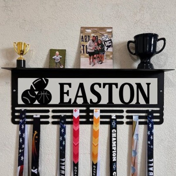 Baseball Trophy and Medal Shelf - Etsy