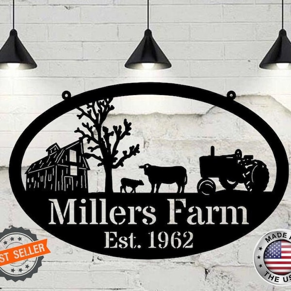 Metal Farm Signs - Etsy