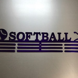 Softball- Medal Hanger Holder Display Rack 3 RUNG - Etsy