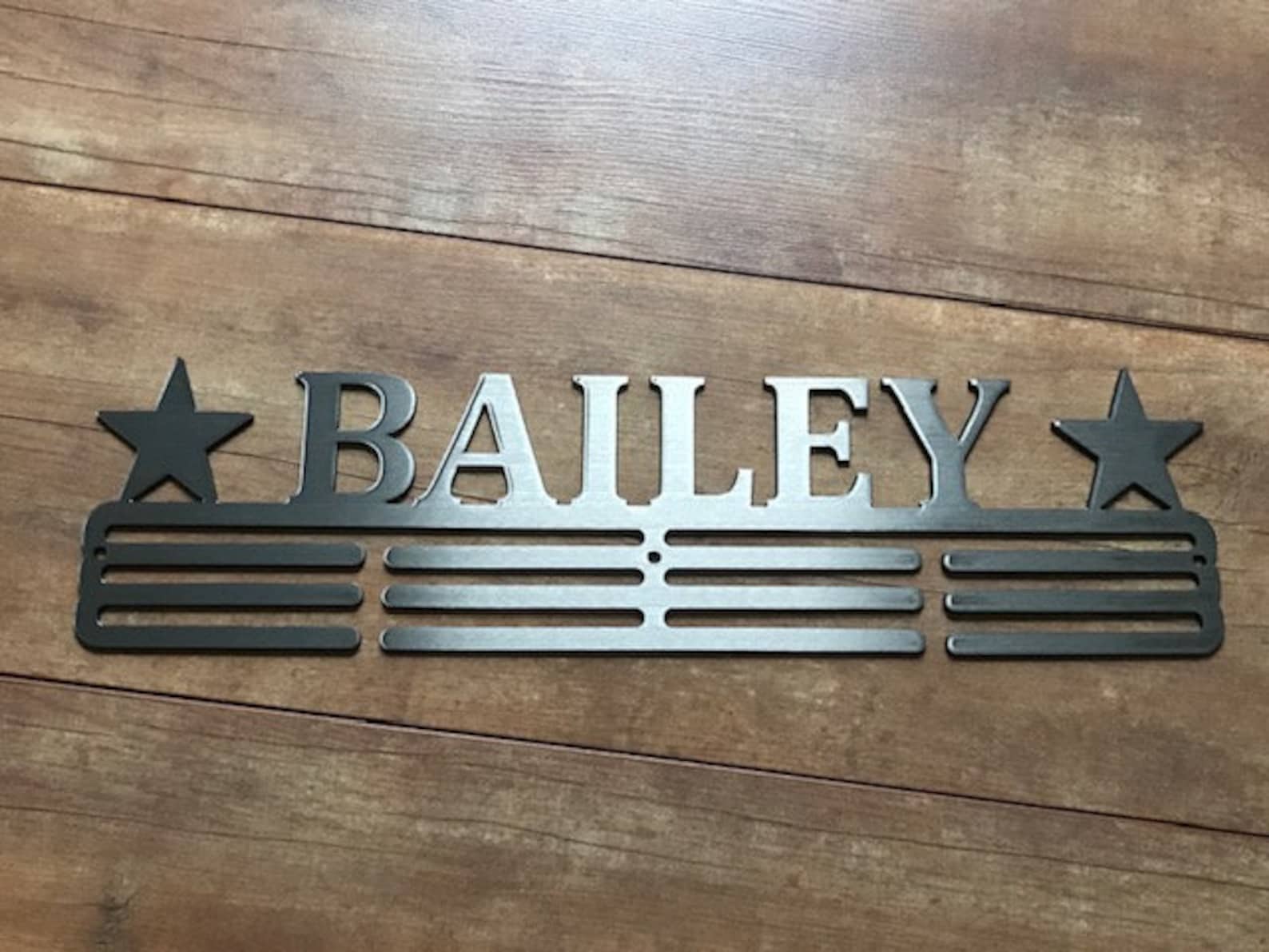 Custom Name Medal Hanger Holder Display Rack 3 RUNG - Etsy