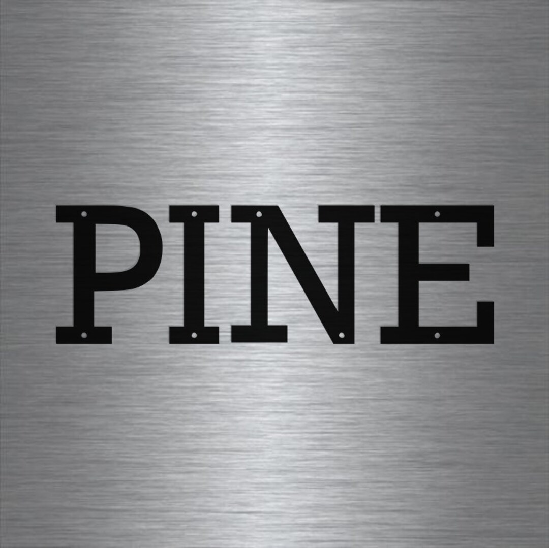 3" Metal House Letters - Modern House Number - Metal Address Number ...