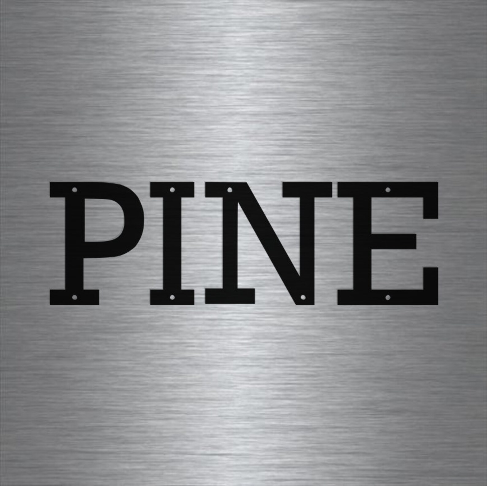 3" Metal House Letters - Modern House Number - Metal Address Number ...